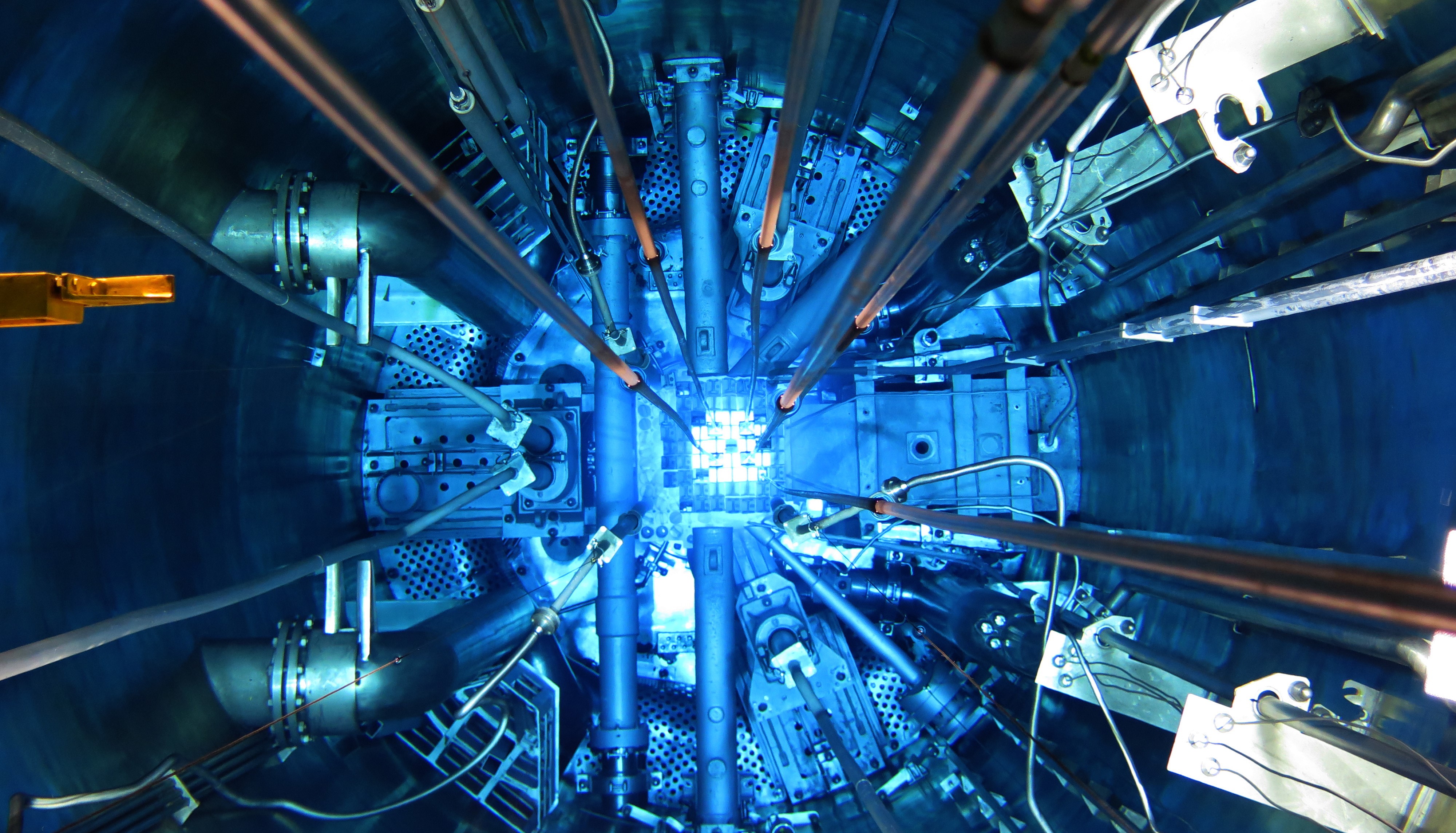 Inside Nuclear Reactor Core Inside Nuclear Reactor Core